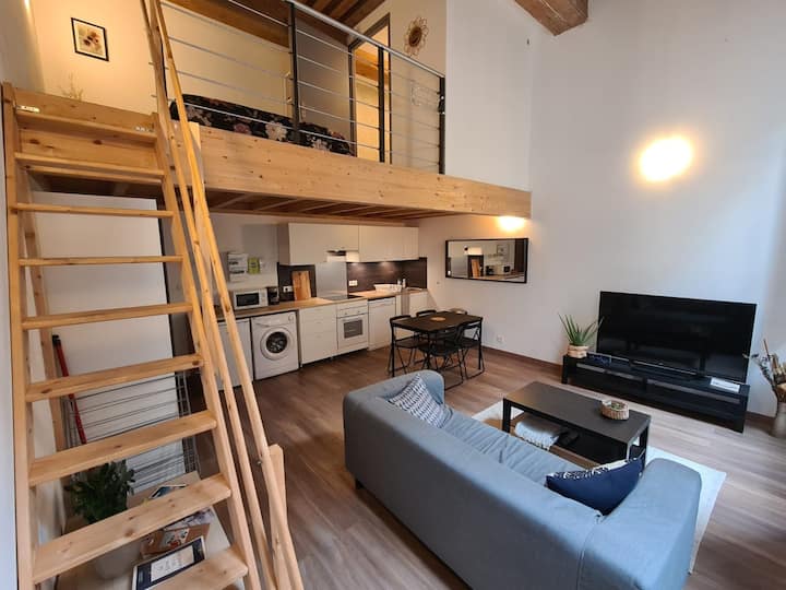 Studio Privé Au Cœur De La Croix Rousse - Saint-Cyr-au-Mont-d'Or