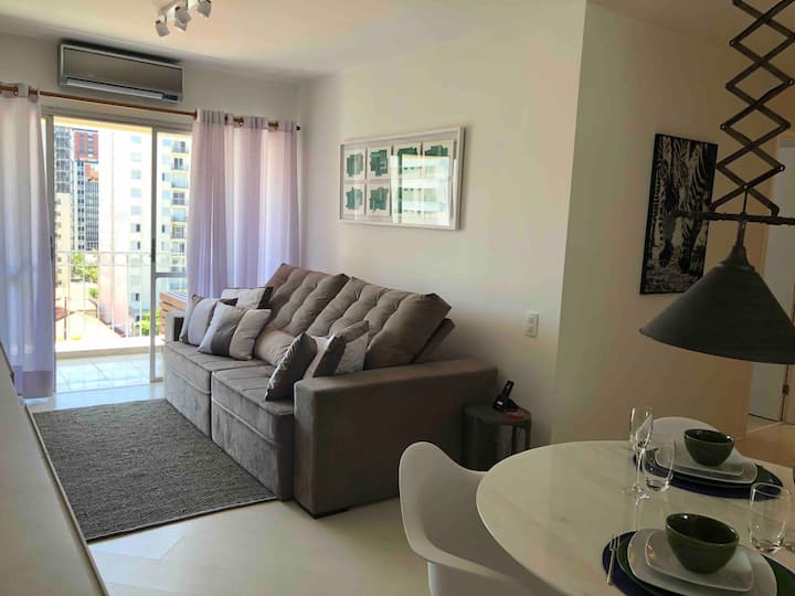 085 Flat Residence Service + 2 Bedroom + Pool+gym - Sao Paulo