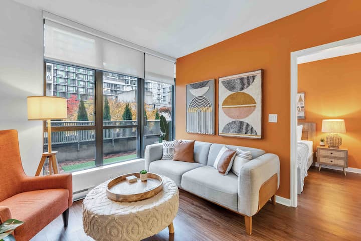 Boho Vibes W/outdoor Patio Free Parking&fastwifi - Vancouver