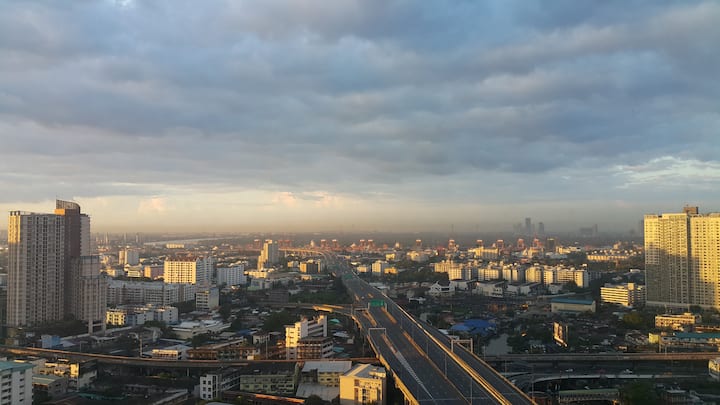 1br Plus T77 @Bts Onnut. Landscape View - Bangkok