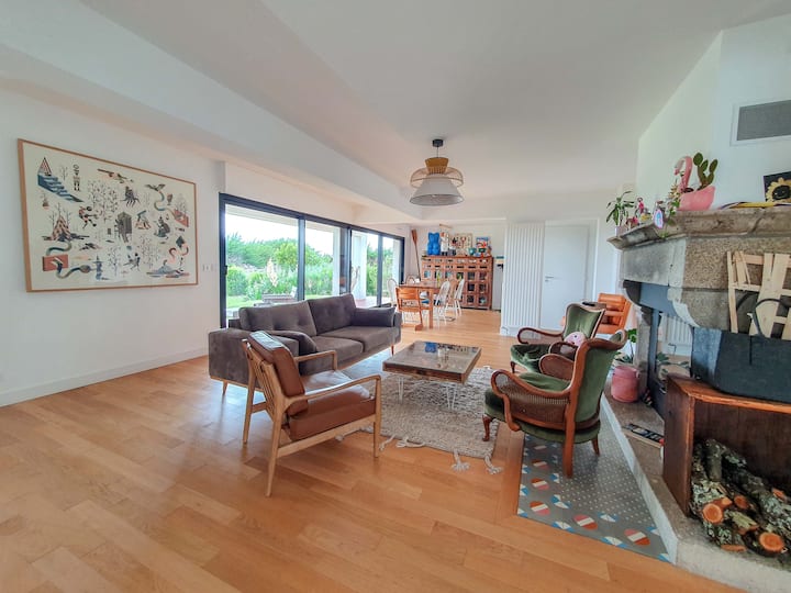 Grande Maison Avec Jardin Sur La Côte Sauvage - Carnac Plage