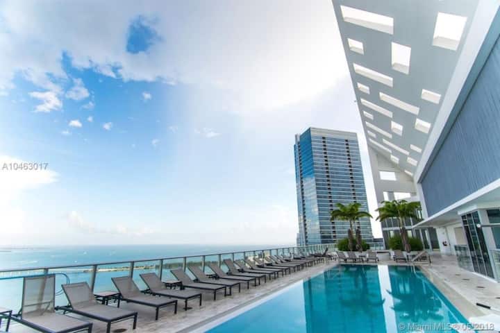 Brickell House House,1b 1bath Bayview Luxury Decor - Miami