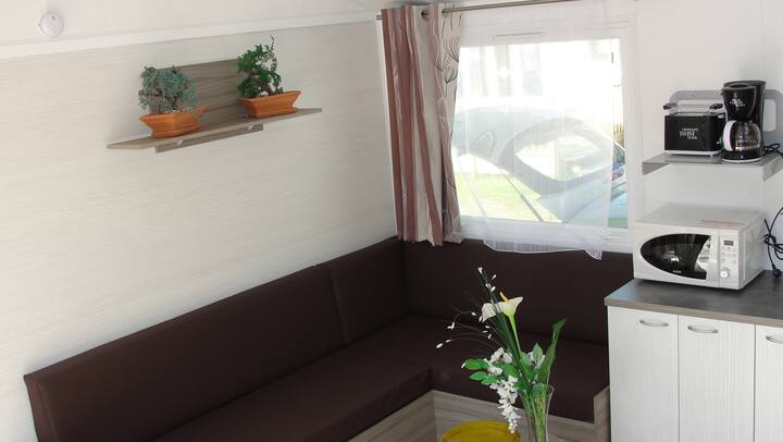 Mobilhome 6/8pers-camping 5 éToiles - Plouhinec