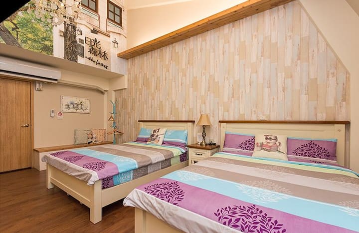 花蓮 包棟 親子 日光森林民宿
加Line 可以傳民宿實境
房價為包棟11人，最多可21人，歡迎詢問 - Hualien County