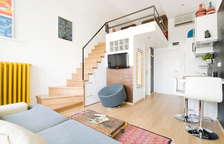 Rooftop Studio In The Downtown With Ac - Budapest