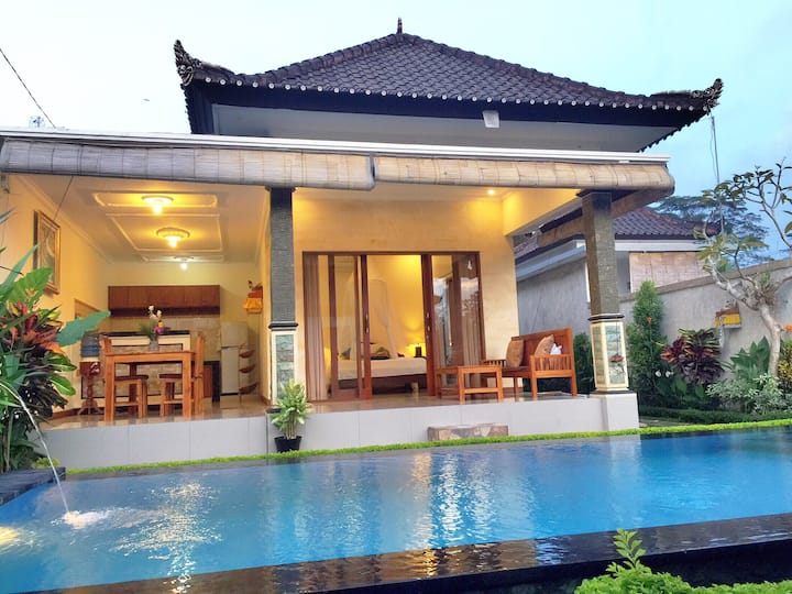 Okioka Villa With Private Pool In Rice Fields Ubud - Indonésie