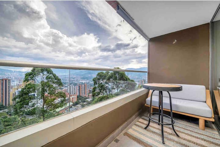 Lovely And Cozy Apartment One Bedroom Great View - Medellín