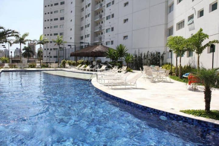 Resort Com Linda Vista Para A Praia Da Enseada - Guarujá