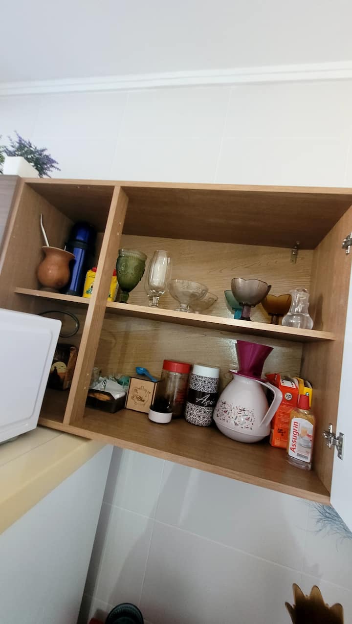 Apt.1 Dorm, Portaria24hs, 7°andar, Elevador, Wifi - Santa Maria