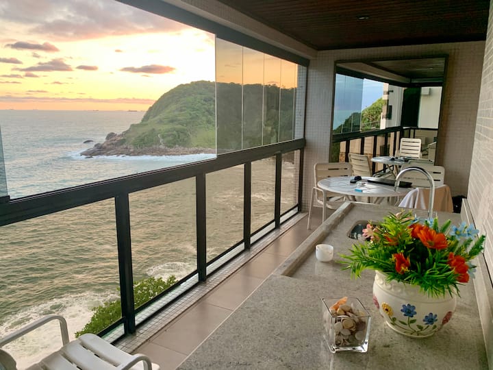 Guaruja Cond Costão Tart Vist Mar Renovado Ar Cond - Guarujá