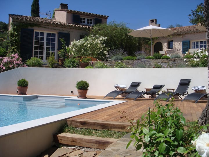 Maison De Charme, Golfe St Tropez, Superbe Vue Mer - La Croix-Valmer