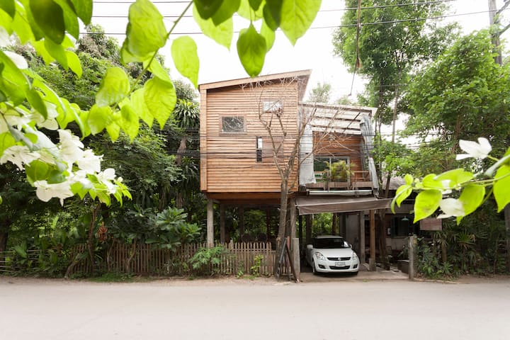 Treehouse In Vibrant Community (Ram Poeng Gh#1) - Chiang Mai