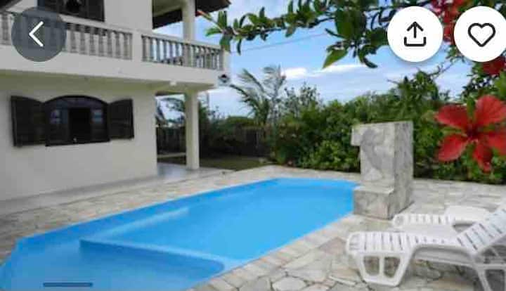 Frente Ao Mar, Piscina, 4 Suítes,  Wi-fi, Ar Cond - Guaratuba