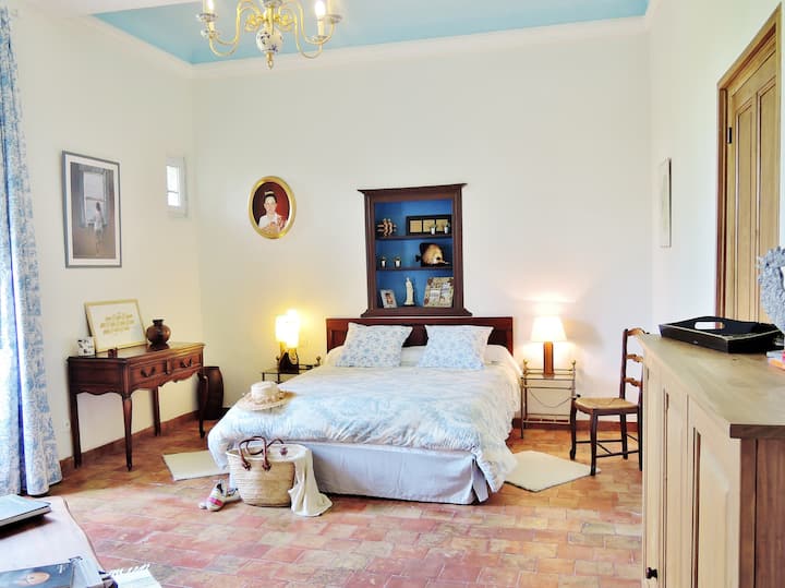 Dans Bastide Familiale - Chbre Charmante Avec Sbd - Anduze