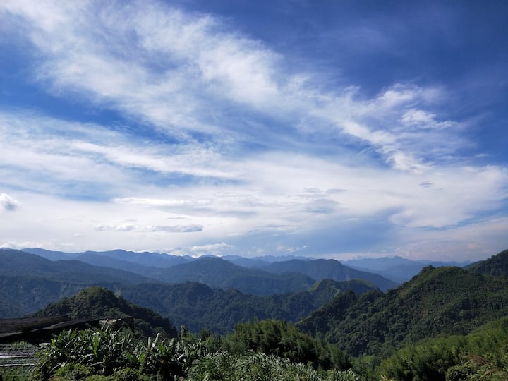 葵58，阿里山公路旁四人房茶園景觀獨立衛浴套房）距離「二延平」開車5-6分鐘 - 雲林縣