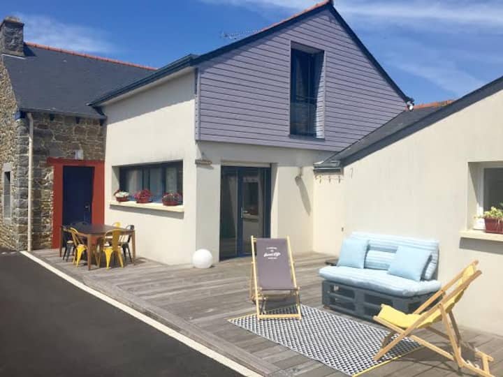 Maison Bretonne Avec Grand Jardin, 300 M De La Mer - Saint-Brieuc