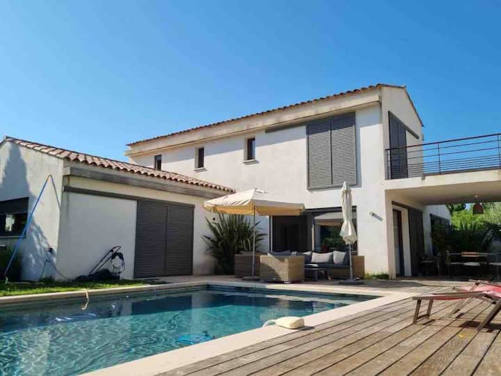 Villa Contemporaine Cœur Du Village De Puyricard - Aix-en-Provence