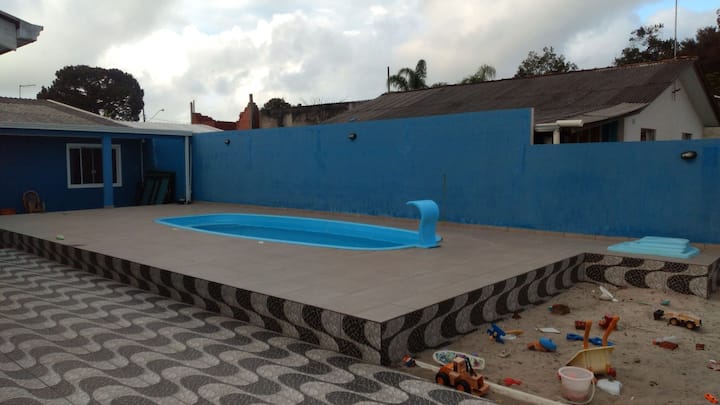 Casa Com Piscina No Balneário Gaivotas Paraná - Matinhos