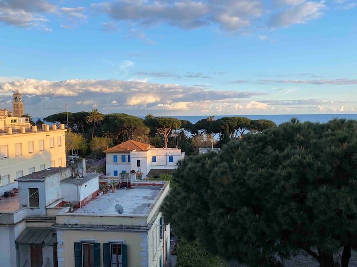 Lovely Apartment. Sea View, 45 Min From Vatican - Santa Marinella