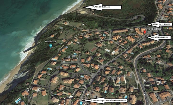 2 Pers à 200 M De La Plage, Fibre - Bidart