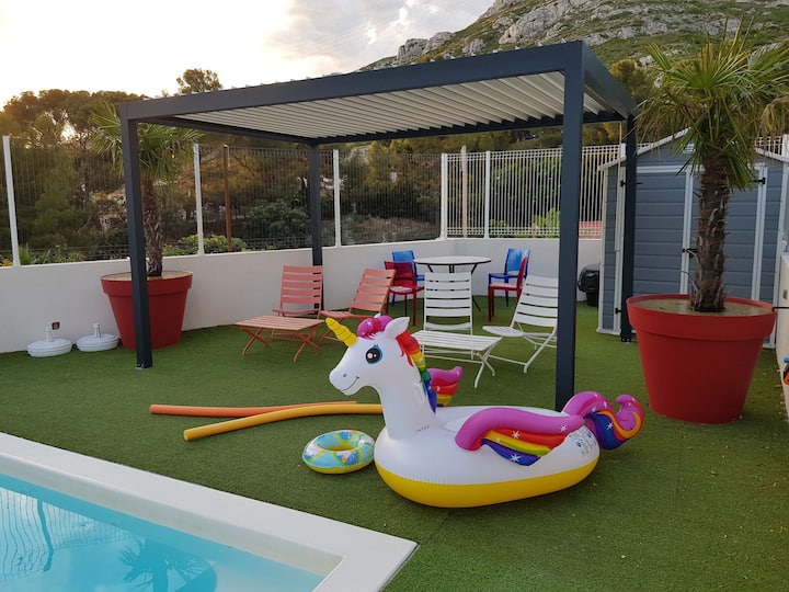 Maison Piscine Et Spa Près Des Plages Et Calanques - Marseille
