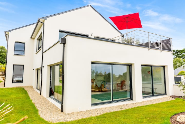 Villa Surcouf 5 éToiles - Vue Mer Pano - Piscine - Roscoff