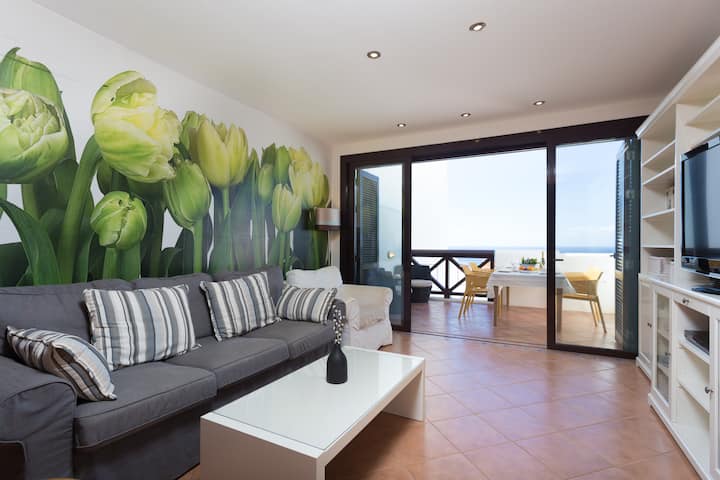 Spectacular Ocean View Duplex 2 Terraces Full Ac - Adeje