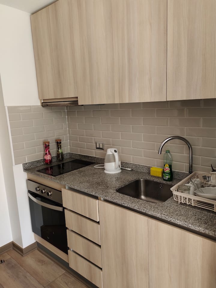 Acogedor Studio Amoblado,  En Condominio En Pucón - Pucon