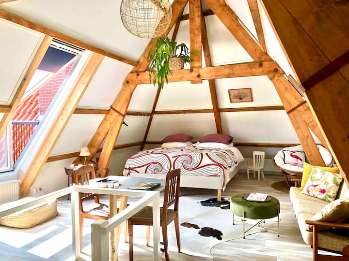 Royale Stadsloft In Centrum Middelburg Met Keuken - ミデルブルフ