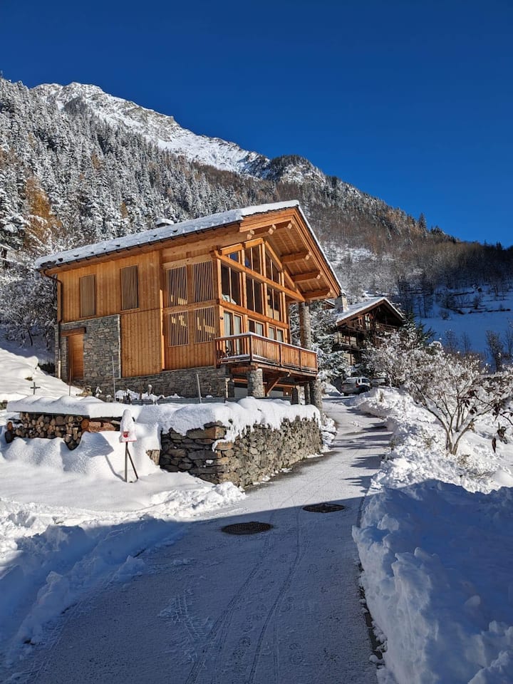 Chalet Moderne & Vue Panoramique Sur Les Montagnes - Sainte-Foy-Tarentaise