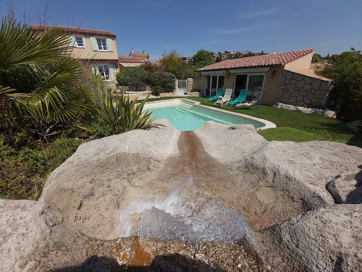 Villa Provençale Sur 1000m2, Piscine, Clim - Septèmes-les-Vallons