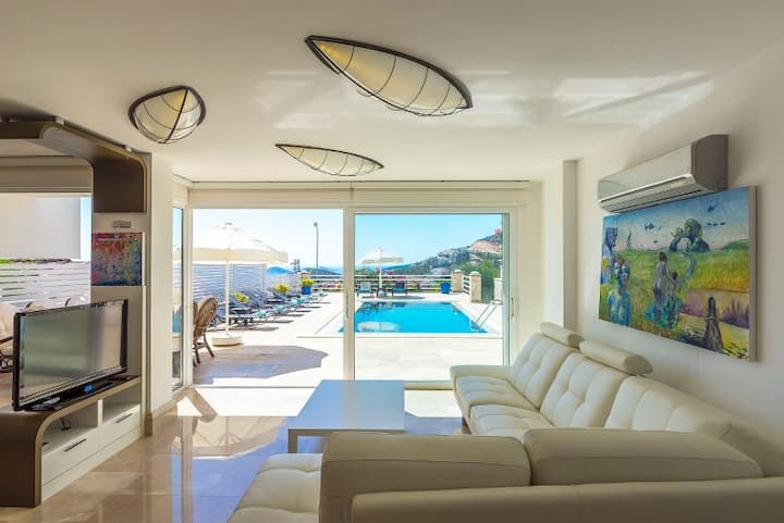 Villa Maribel At Kalkan With An Exclusive Sea View - Kalkan