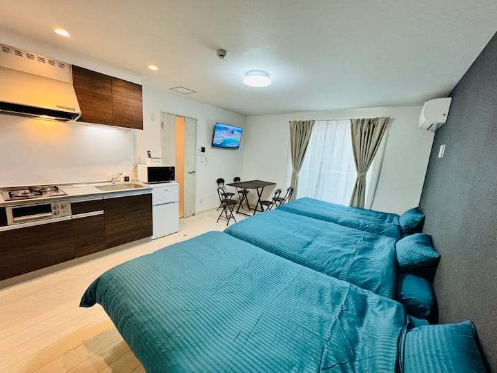 C201 【Newly Built Designer's Room New Open！】2rooms - Hakata Station - Fukuoka