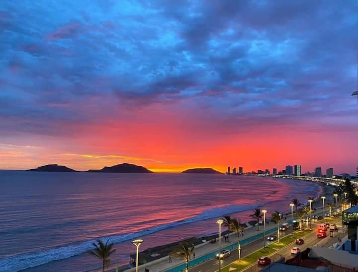 Dpto Económico Vista Parcial Al Mar - Mazatlan