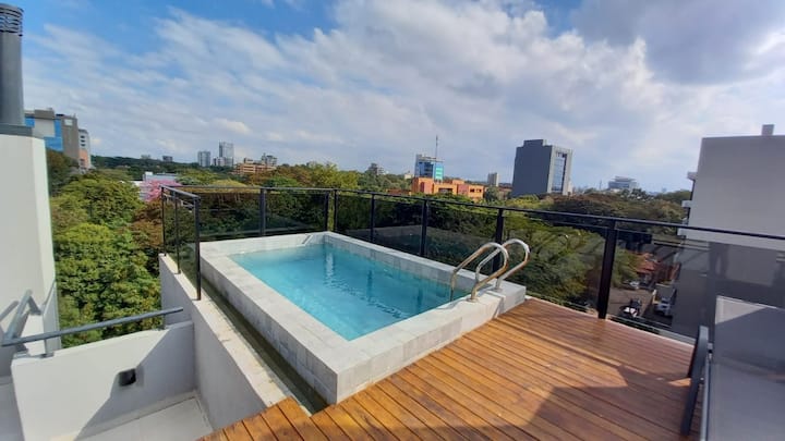 Moderno Departamento En El Eje Corporativo #Rv303 - Asunción