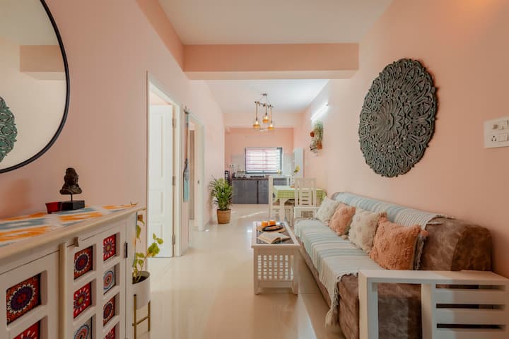 Blushhaven 2bhk/lazydazestays/thalassa/boilermaker - Goa