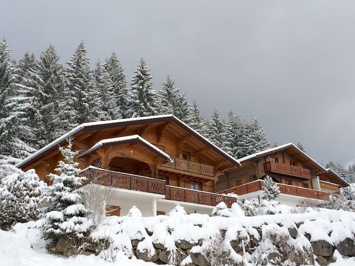 Grand Chalet, Big Place For 16 People, Belle Vue - Thollon-les-Mémises