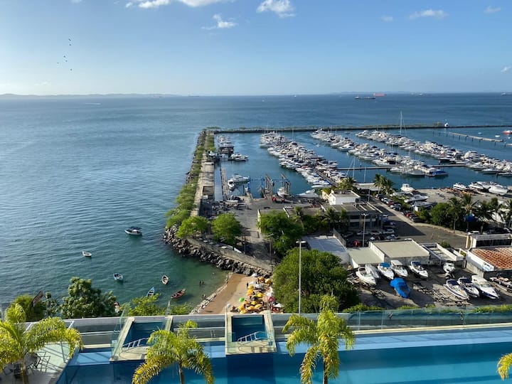 Cloc Marine Residence. Apt. De Frente Para O Mar! - Barra