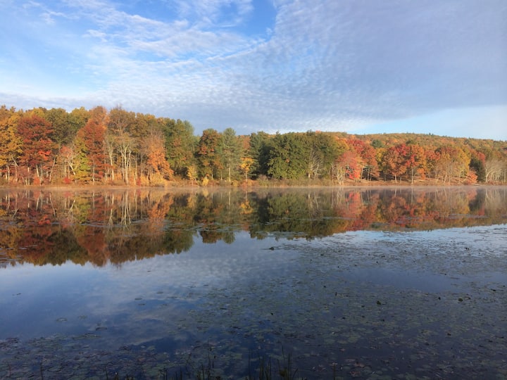 Peaceful & Private Lakefront Apartment Near Omega - Rhinebeck, NY