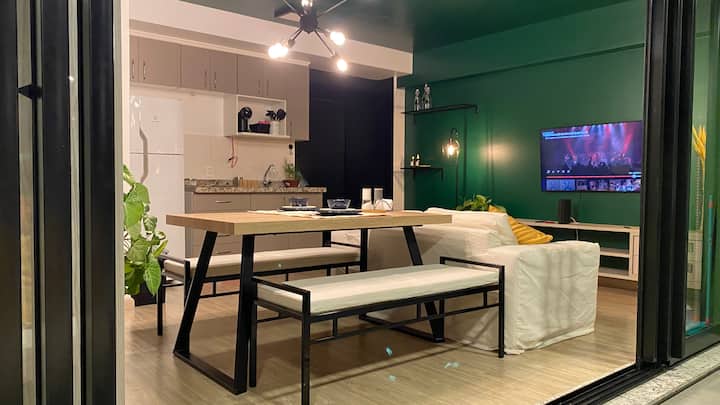 Loft Encantador Com Vista Na Bela Vista - Sao Paulo