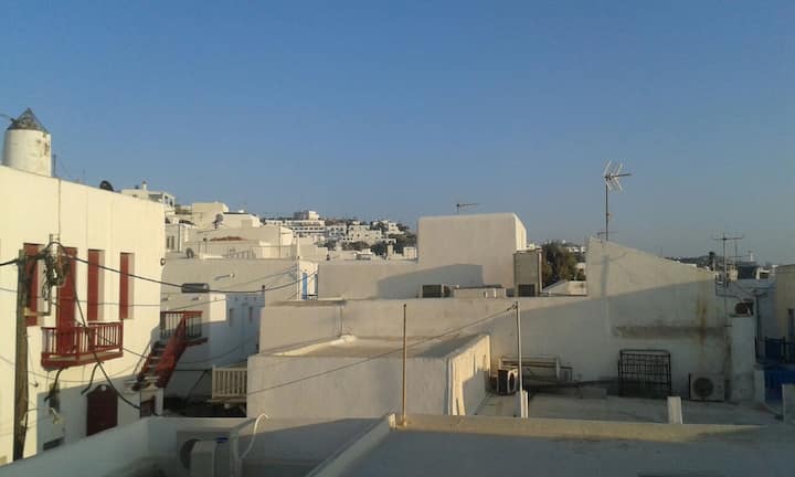 Sofita Double Bed In Mykonos Center - Mykonos