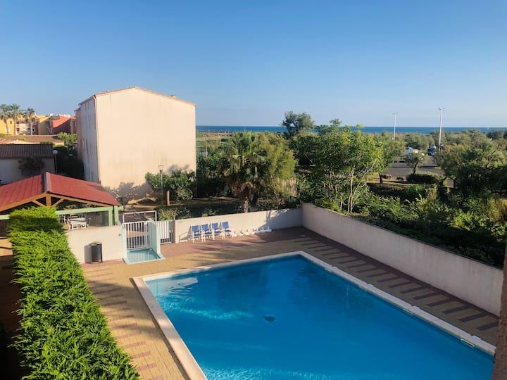 Appartement Rénové, Clim Wifi, Piscine, Ascenseur - Agde