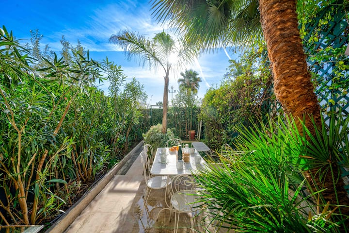 Promenade Des Anglais - 2 Chambres - Jardin - Nice