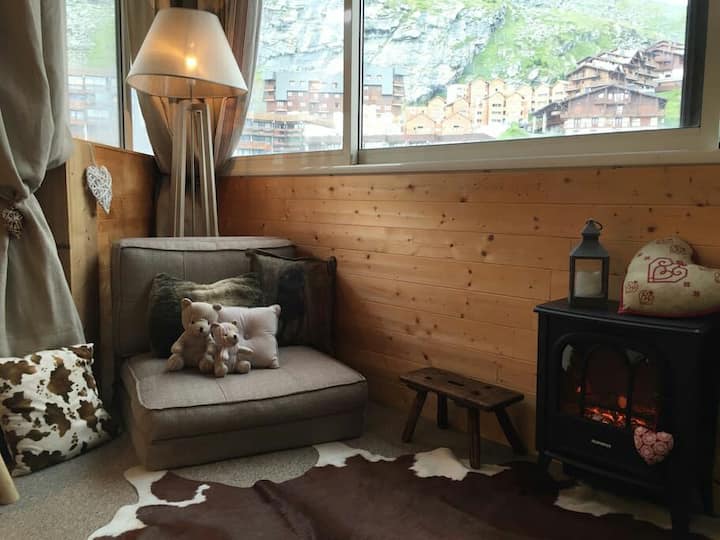 Val Thorens, Appartement Cosy Et Typique Moderne - Val Thorens