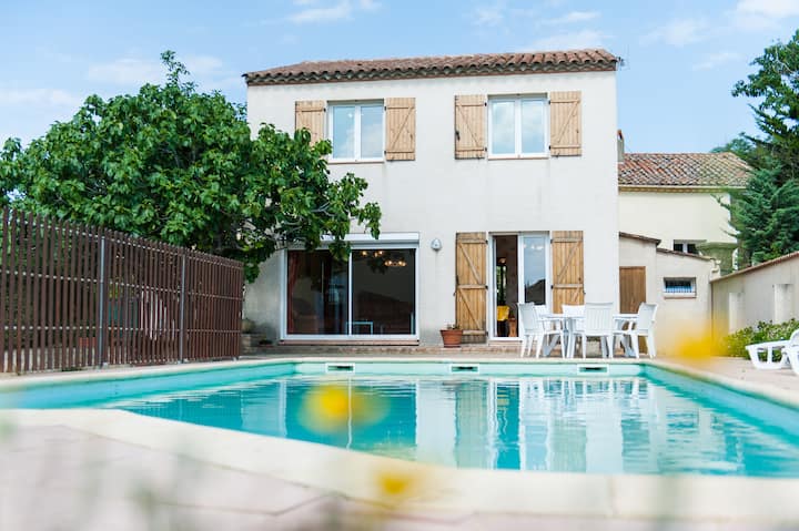 Grande Villa Avec Piscine Privée - Capestang