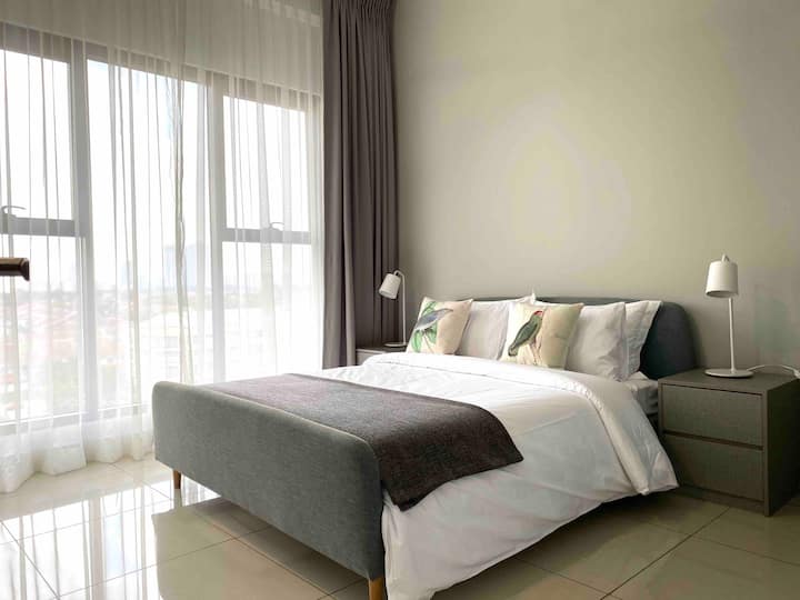 Glomac: 6 Pax, 3 Bedroom, 1.7km 1utama Mall & Ikea - Petaling Jaya