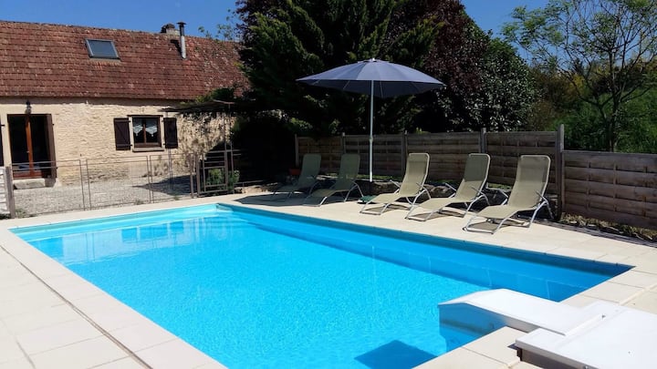 Renovated Farmhouse, Quiet Location, Unobstructed View, Private Pool - Limeuil