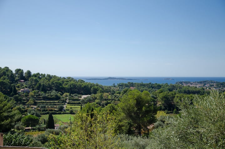 Villa Provençale à Sanary, Vue Panoramique Mer - Ollioules