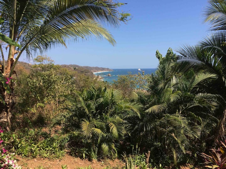 Casa Irma,ecohouse With Lush Garden And Great View - Mazunte