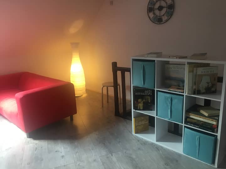 Esprit « Loft » Quartier Gare - 38m2, 4 Places - Besançon